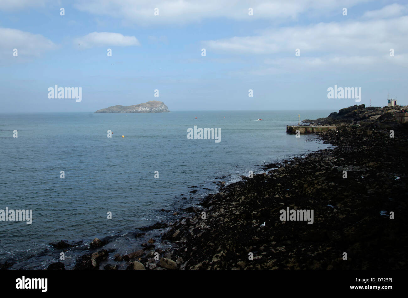 Craigleith island seaside coast hi-res stock photography and images - Alamy