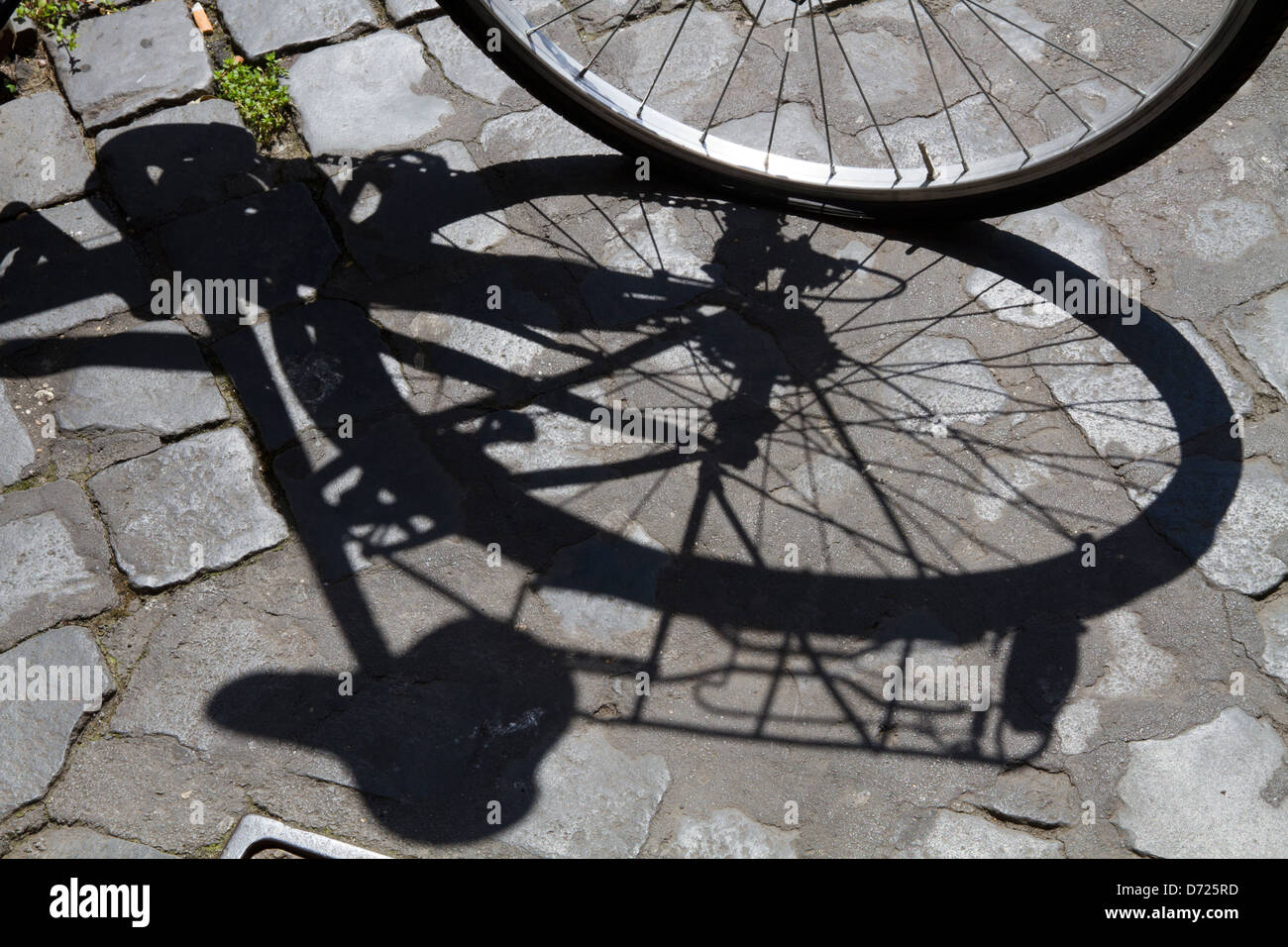 Bicycle shadow hi-res stock photography and images - Alamy