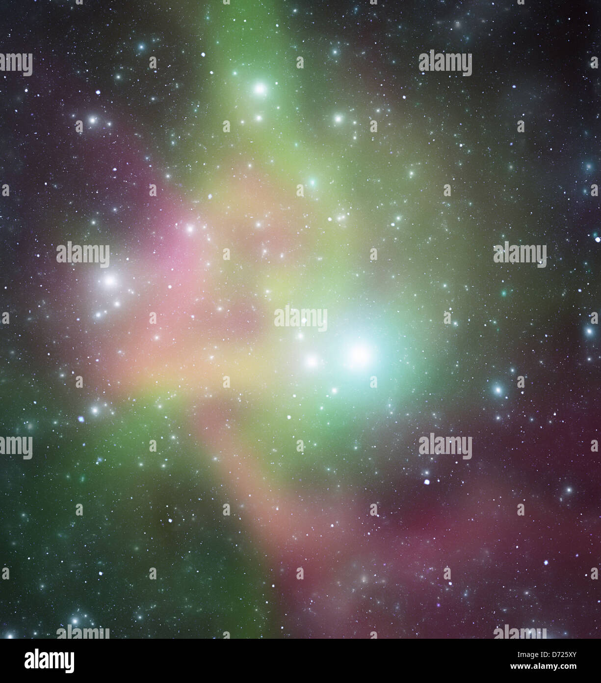Distant space chaos, stars background Stock Photo - Alamy