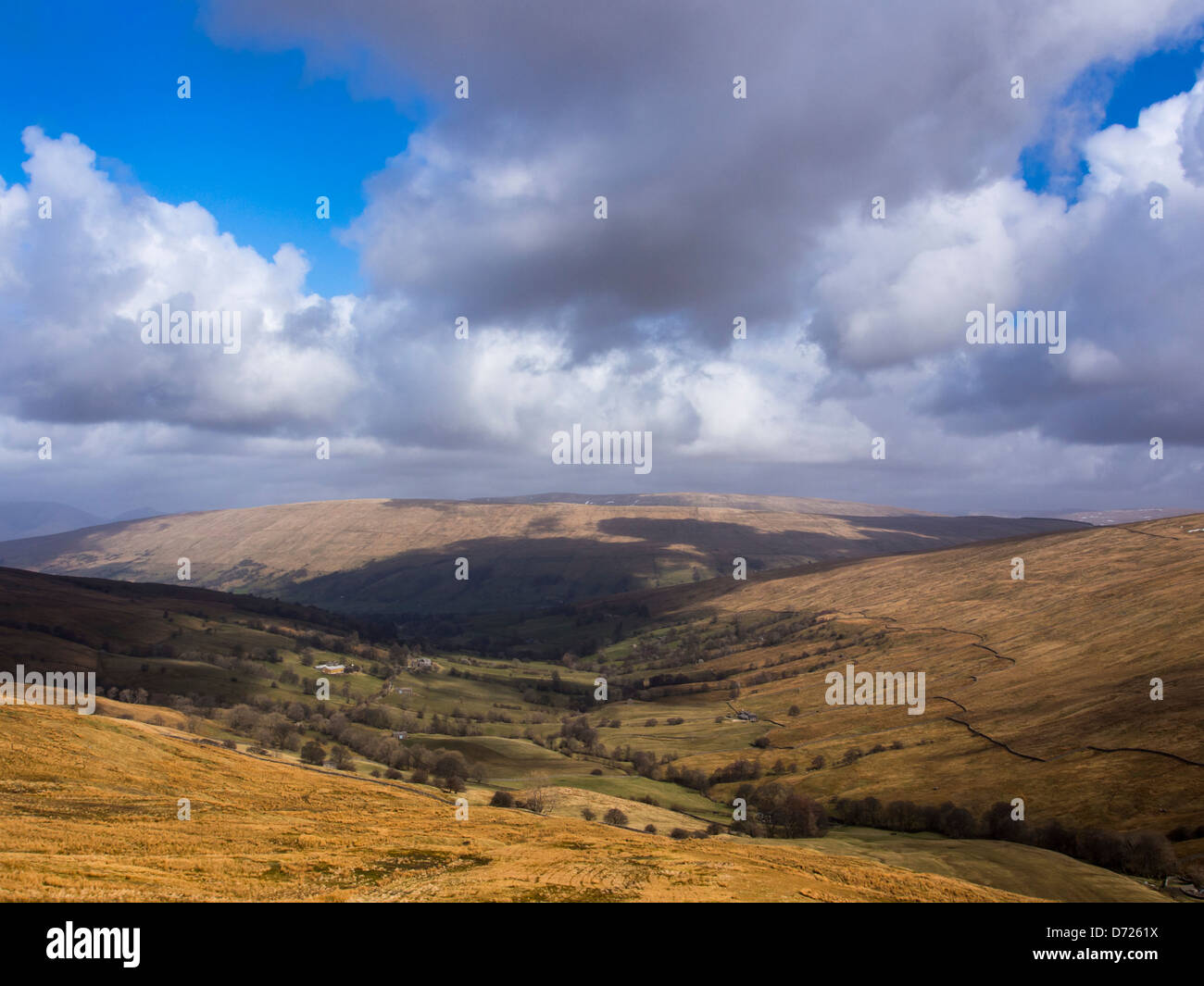 England, North Yorkshire, Yorkshire Dales National Park. Deepdale, a ...