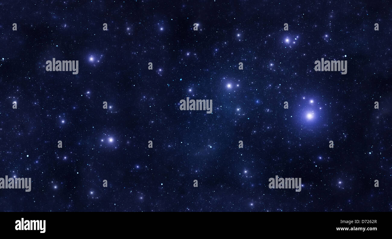 Wide space galaxy & stars background Stock Photo - Alamy
