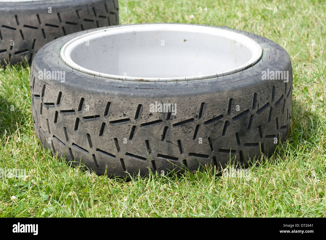 Wheels of the rally car Stock Photo - Alamy