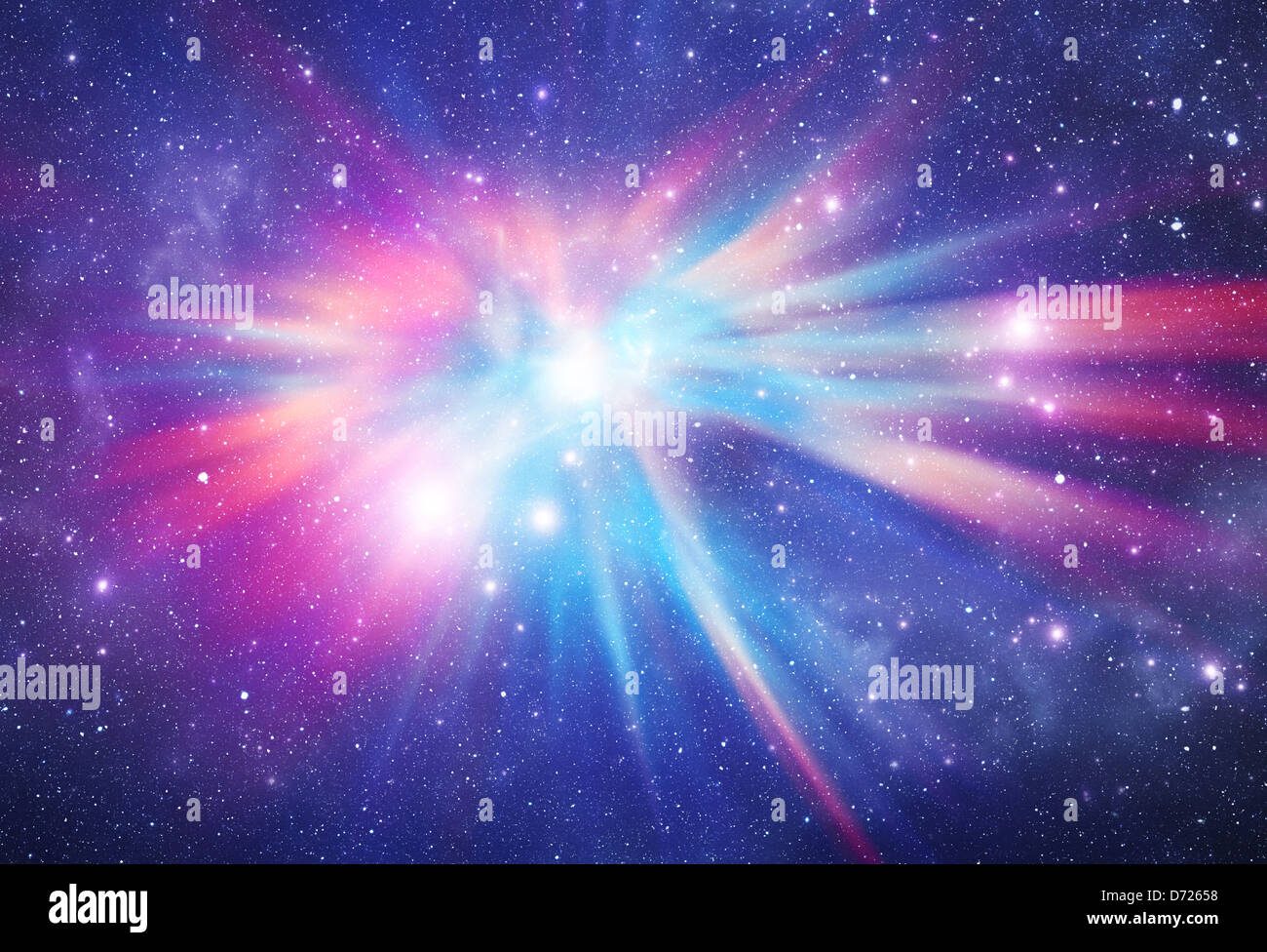 Bright galaxy in deep space Stock Photo - Alamy