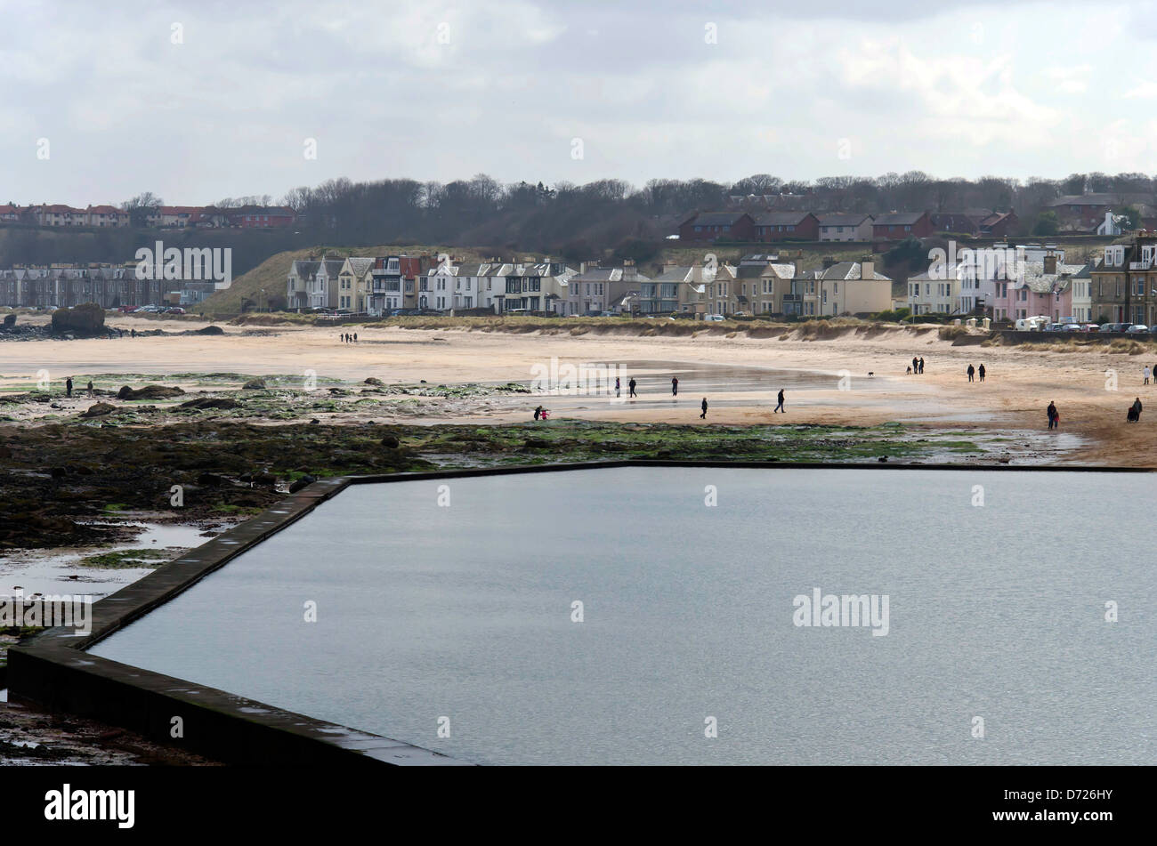 The paddling pool in North Berwick, East Lothian, Scotland Stock Photo ...