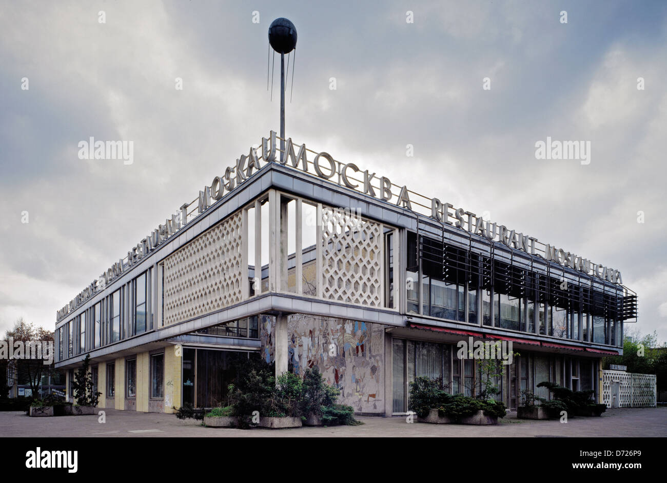 Berlin, Germany, Moscow cafe in Karl-Marx-Allee Stock Photo - Alamy