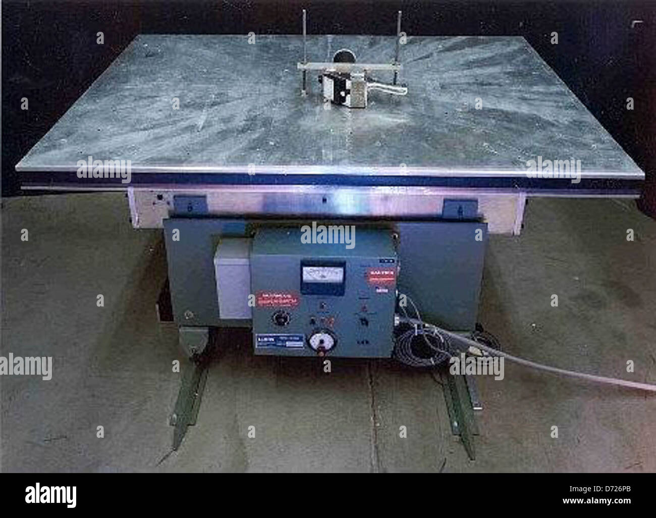 The vibration table at PNNL is used to simulate seismic activity and ...