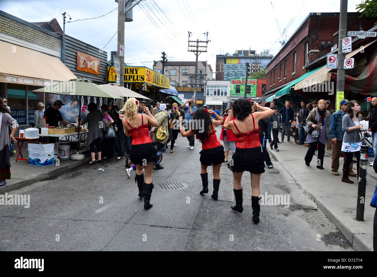 girls dancing inKensington Market Stock Photo - Alamy