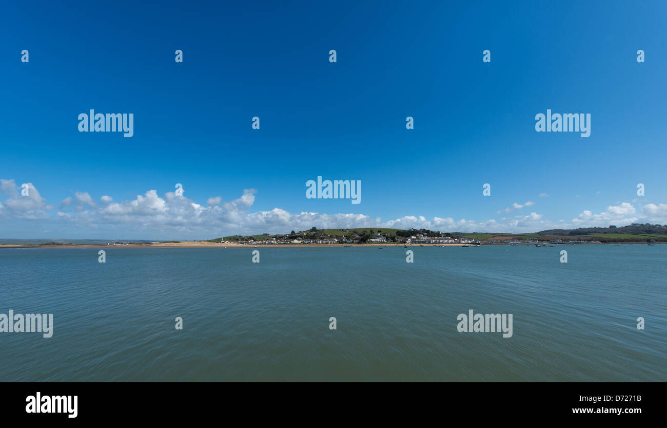 Instow and the River Torridge, North Devon. From Appledore Stock Photo ...