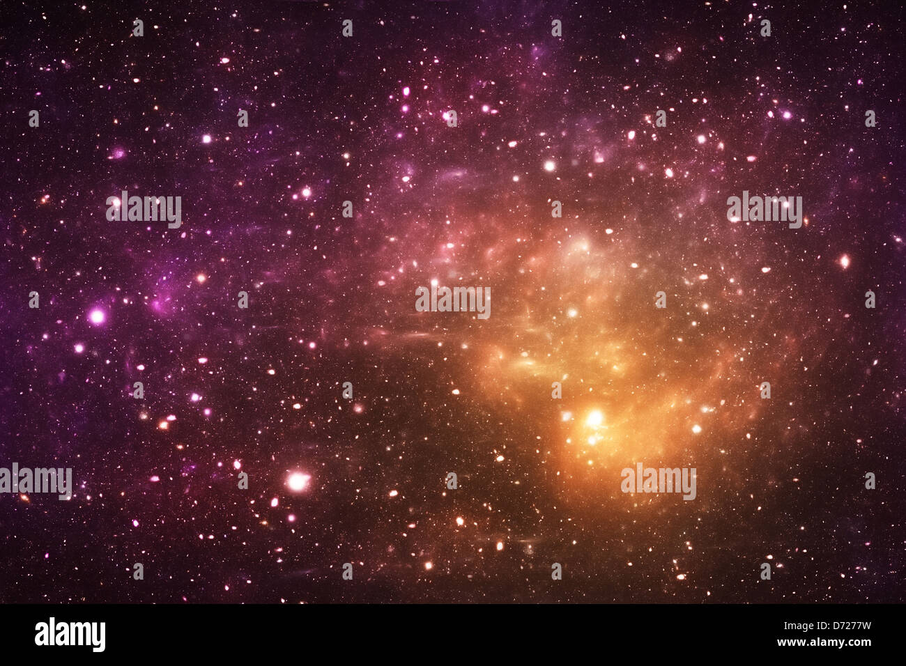 Bright yellow starfield space background hi-res stock photography and ...