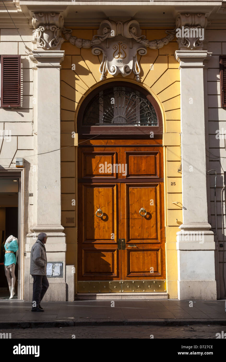 Massive wooden doors near the Vatican, Rome, Italy Stock Photo - Alamy