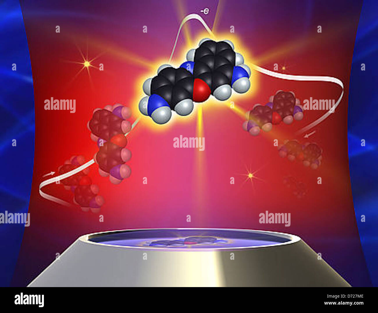 Fluorescent molecule hi-res stock photography and images - Alamy