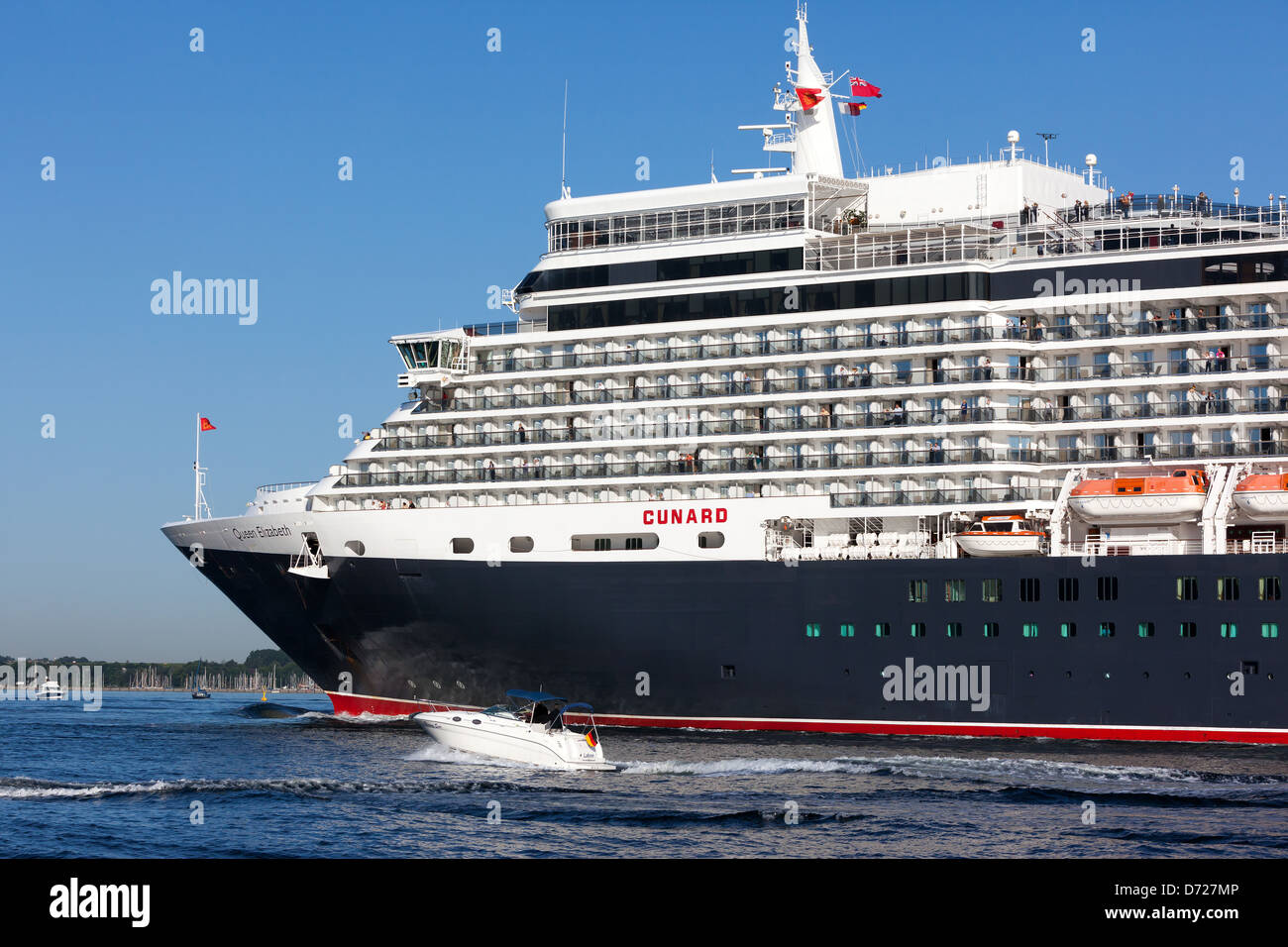 Kiel, Germany, the cruise ship Queen Elizabeth Stock Photo - Alamy