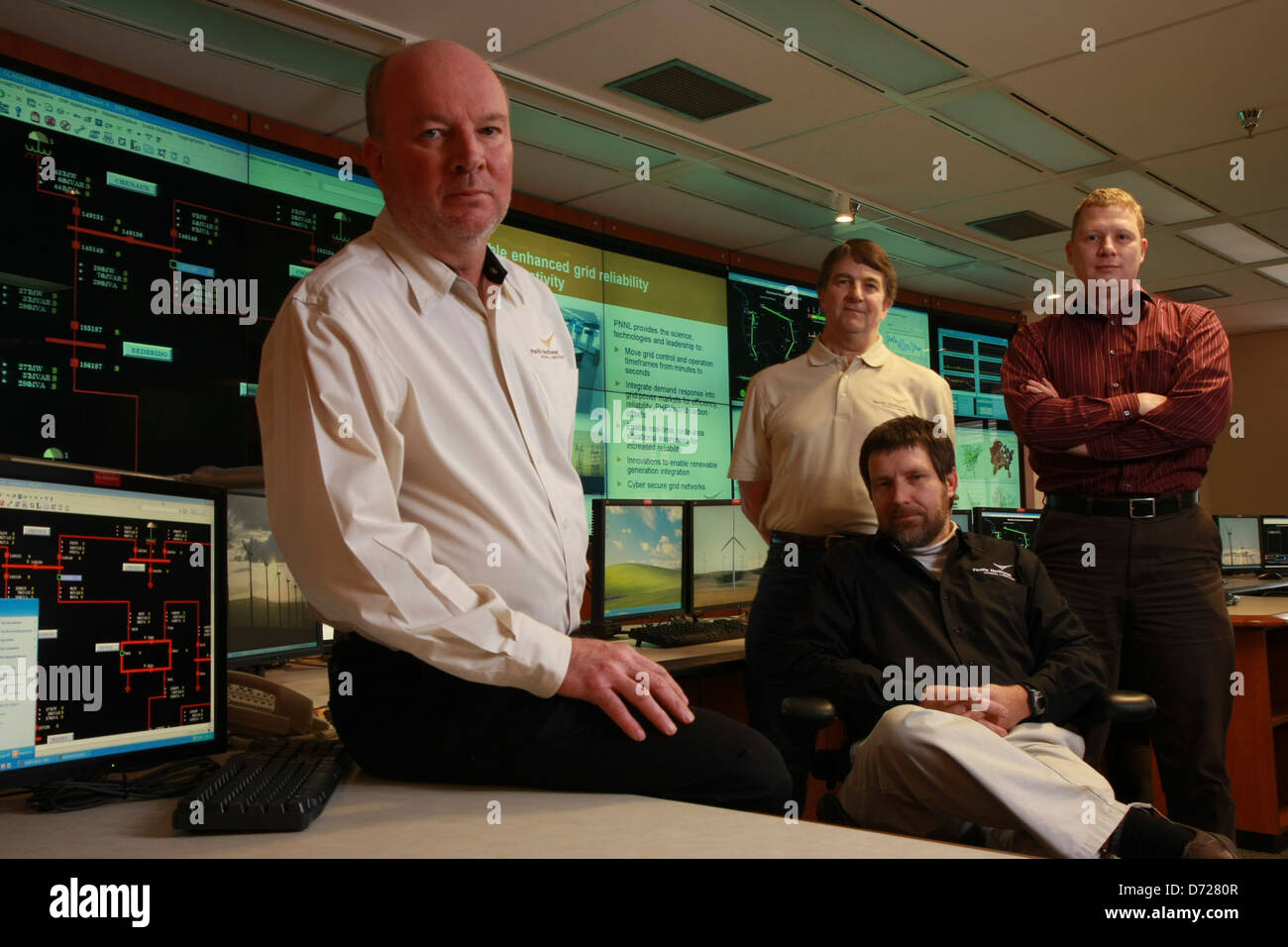 The Electricity Infrastructure Operations Center (EIOC Stock Photo - Alamy
