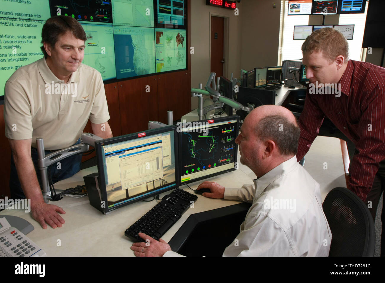 The Electricity Infrastructure Operations Center (EIOC Stock Photo - Alamy