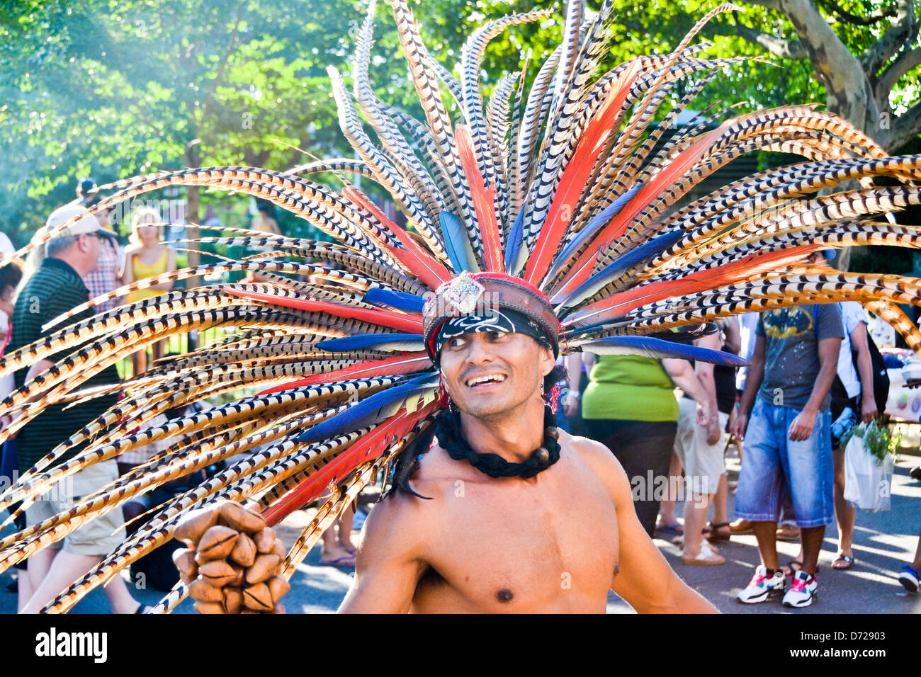 a dancer smiling in the kensington market Stock Photo - Alamy