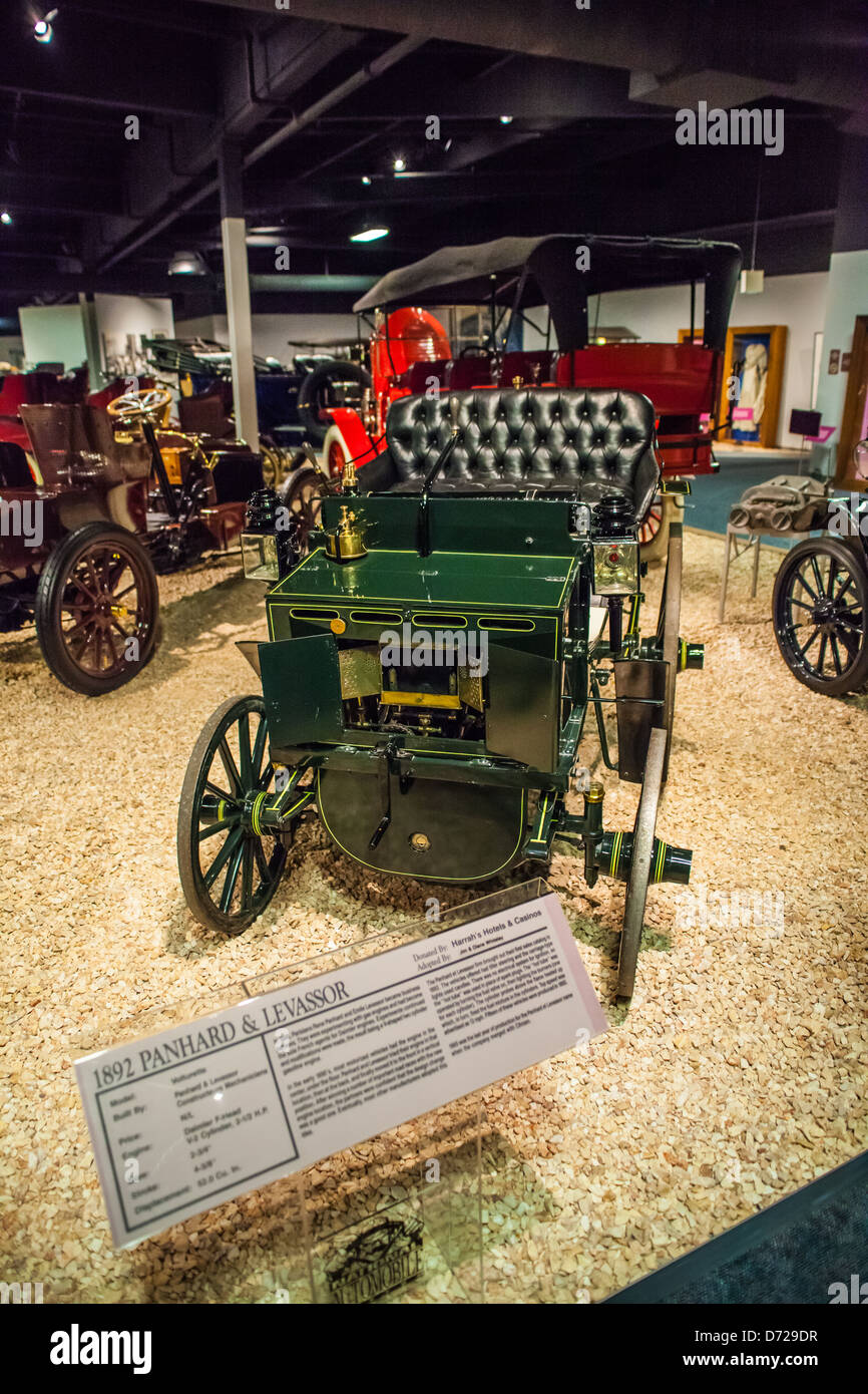 1899 Panhard Levassor Voiturette at the National Automobile Museum in ...