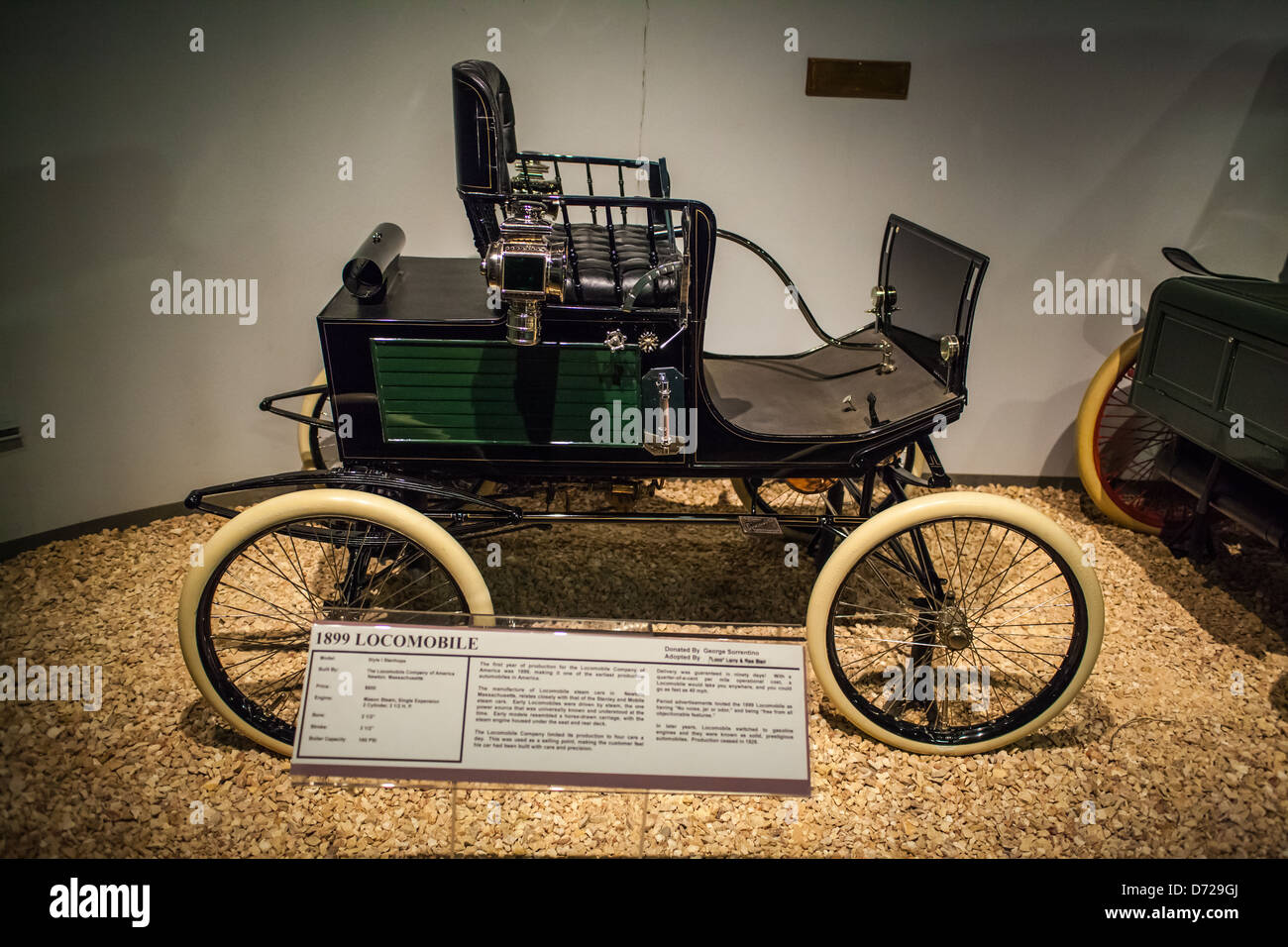 1899 Locomobile at the National Automobile Museum in Reno Nevada Stock ...