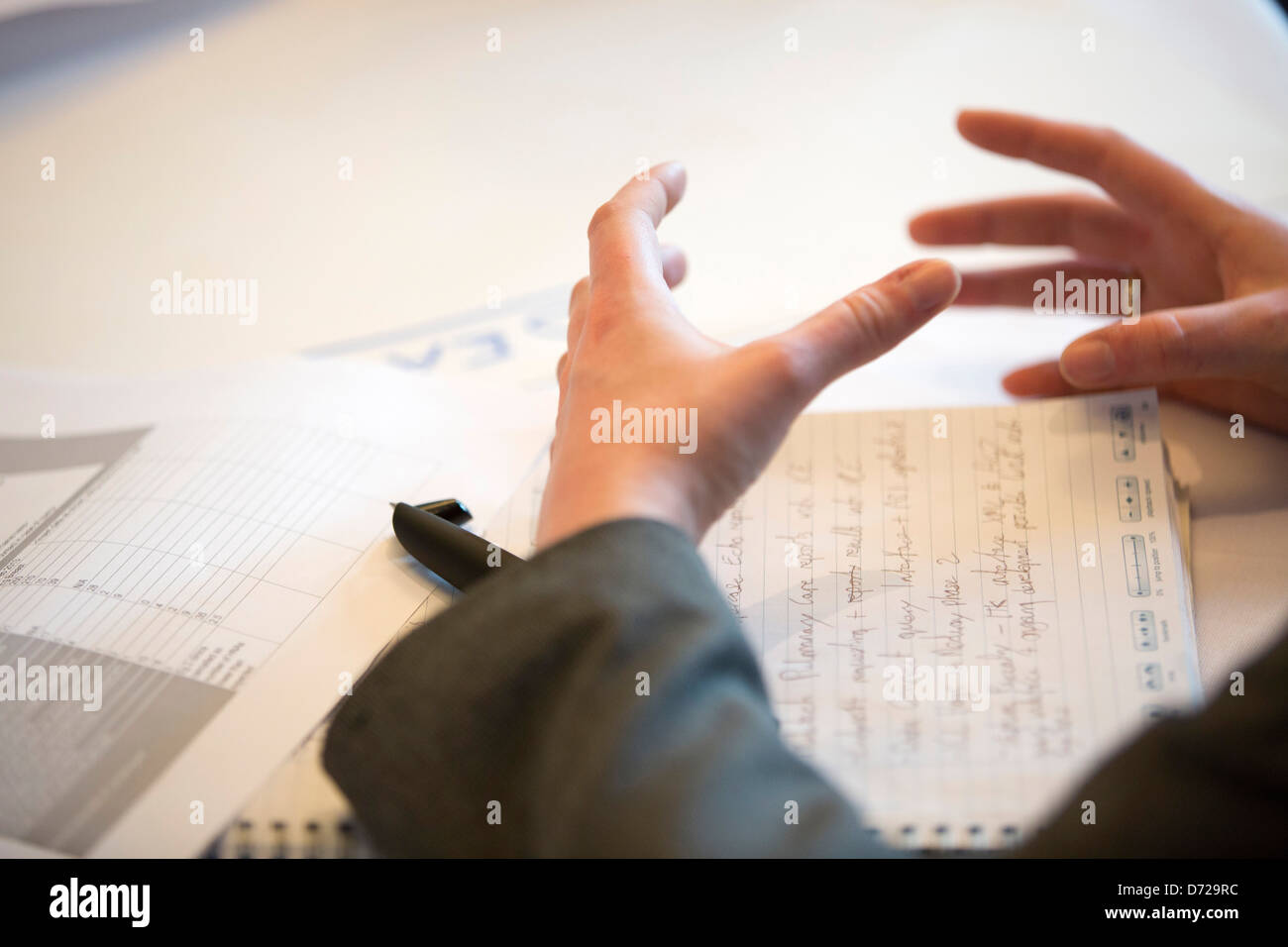 Explaining explanation hi-res stock photography and images - Alamy