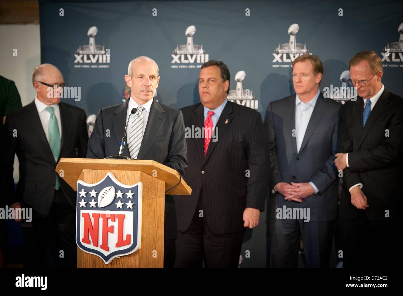 April 26, 2013 - Hoboken, New Jersey, U.S. - New York Giants owner JON ...