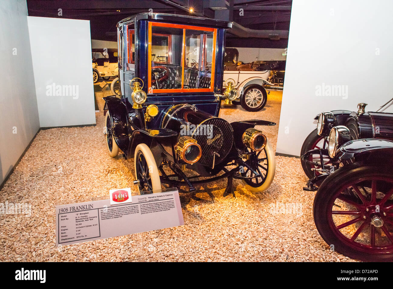 1908 Franklin Brougham at the National Automobile Museum in Reno Nevada ...