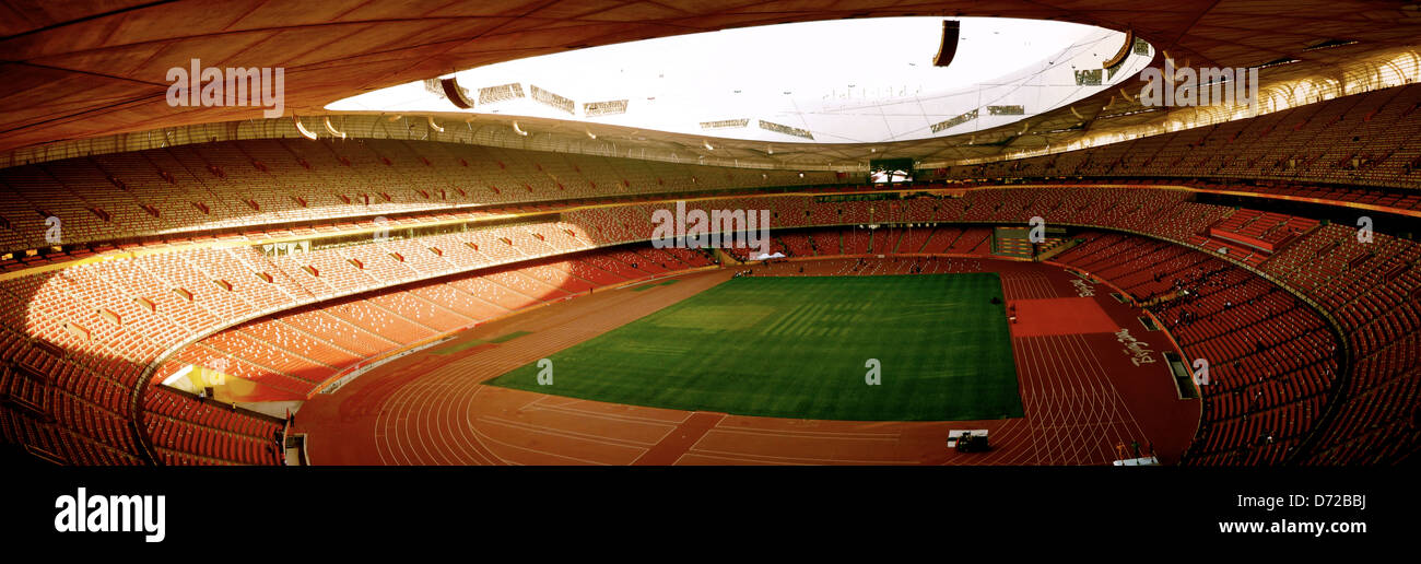The Birds Nest stadium, Beijing Stock Photo - Alamy