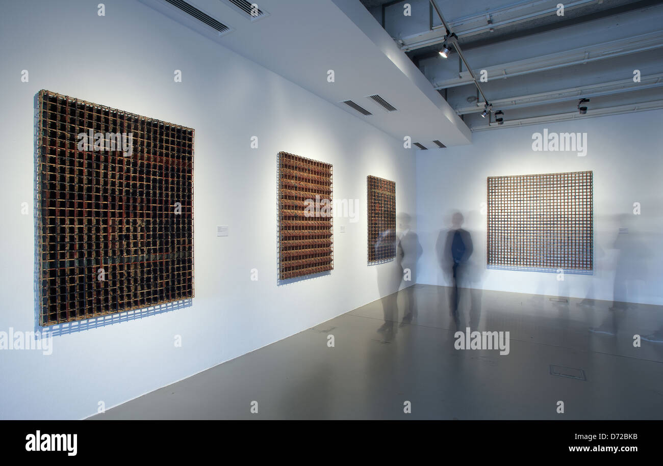 Kassel, Germany, wall reliefs of the artist's Cambodian Sopheap Pich at ...