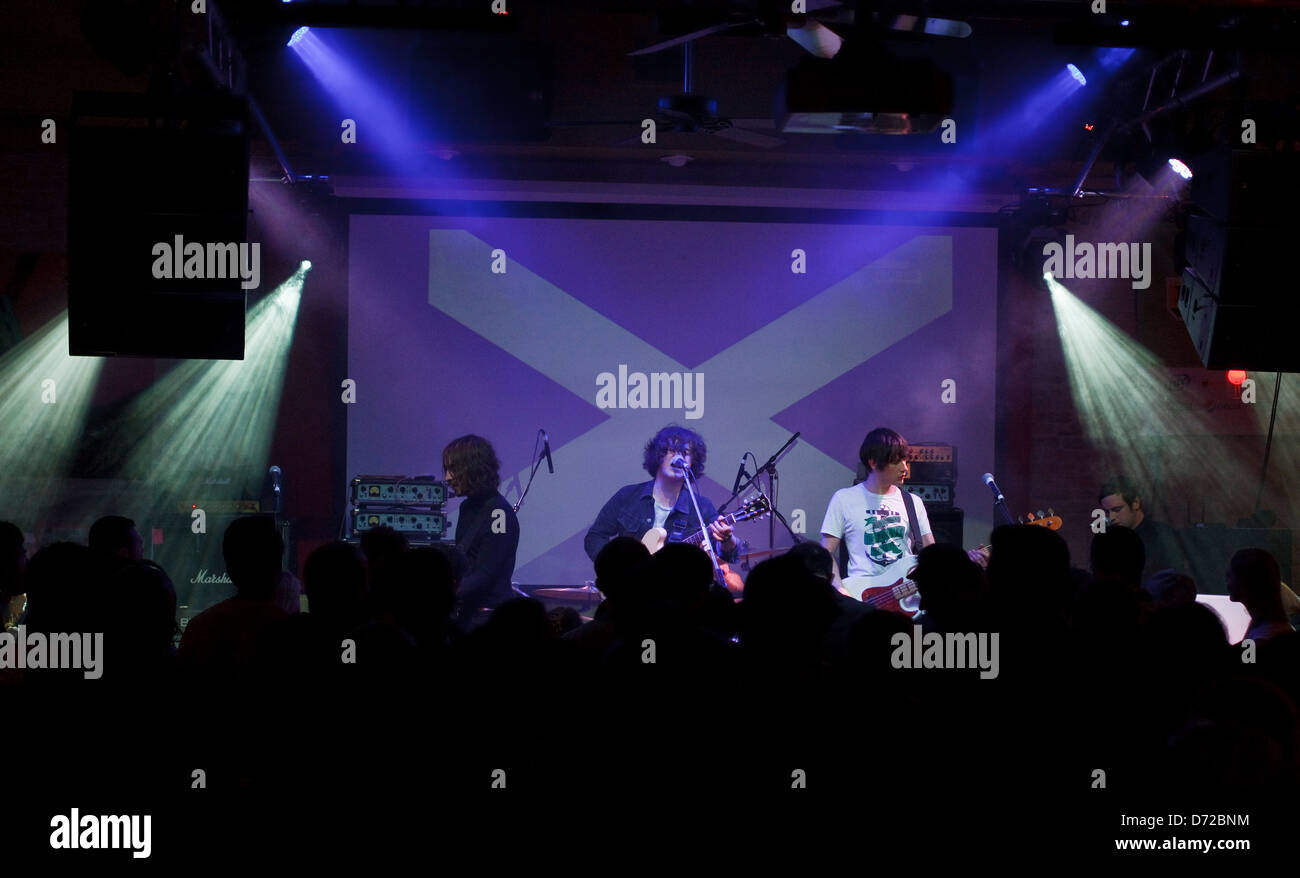 Dundee band The View pictured in Austin, Texas during their Creative ...