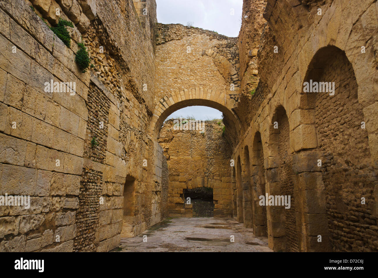 Roman ruins in Kroumirie Mountain, Bulla Regia, Tunisia Stock Photo - Alamy