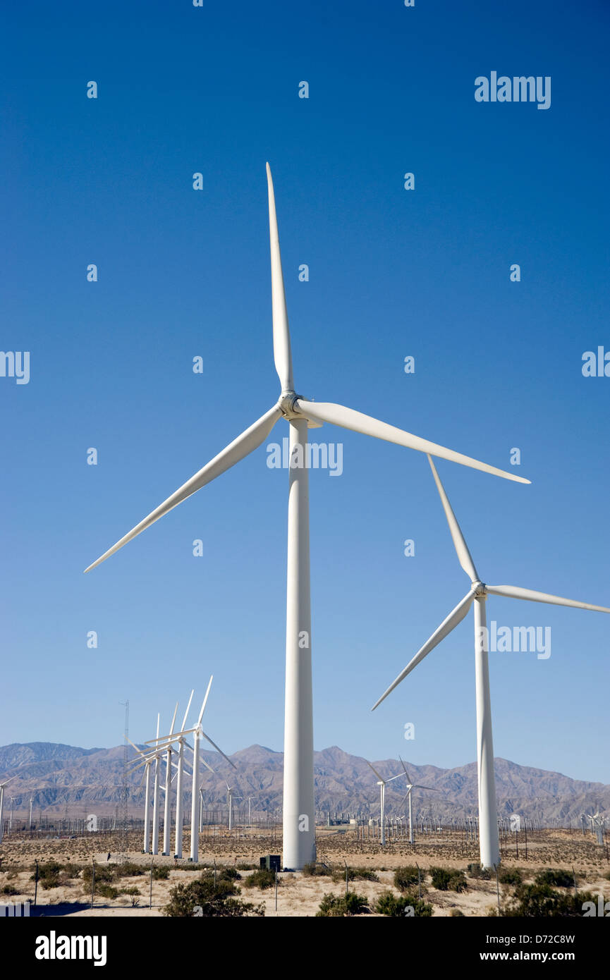 Wind turbines in the desert hi-res stock photography and images - Alamy