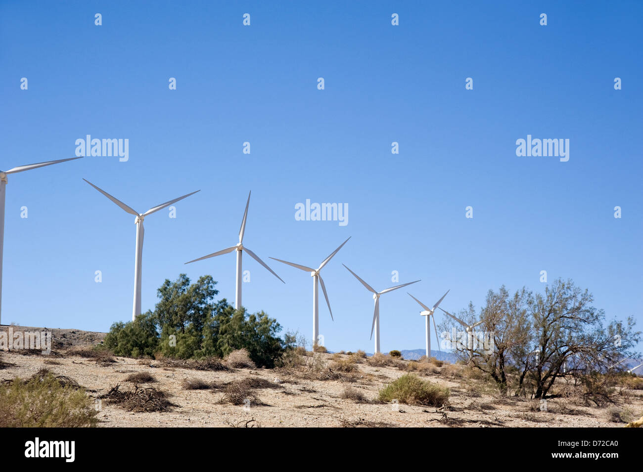 Wind turbines in the desert hi-res stock photography and images - Alamy