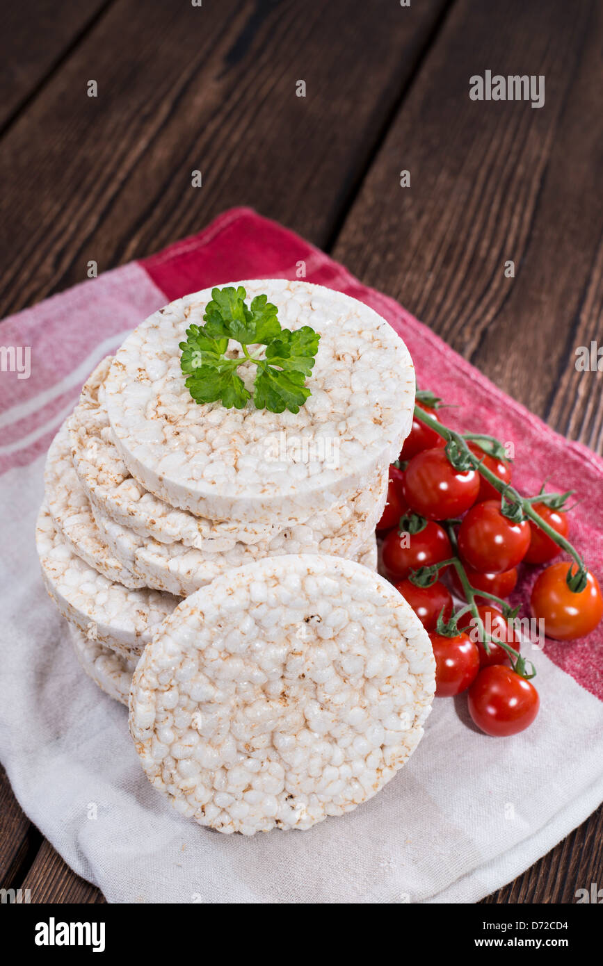 Stack of rice cakes hi-res stock photography and images - Alamy
