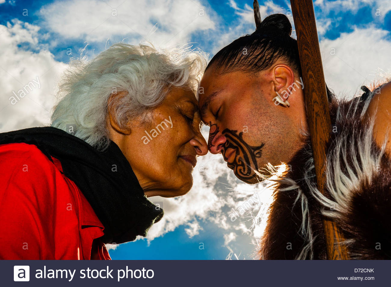 Hongi Greeting Stock Photos & Hongi Greeting Stock Images - Alamy