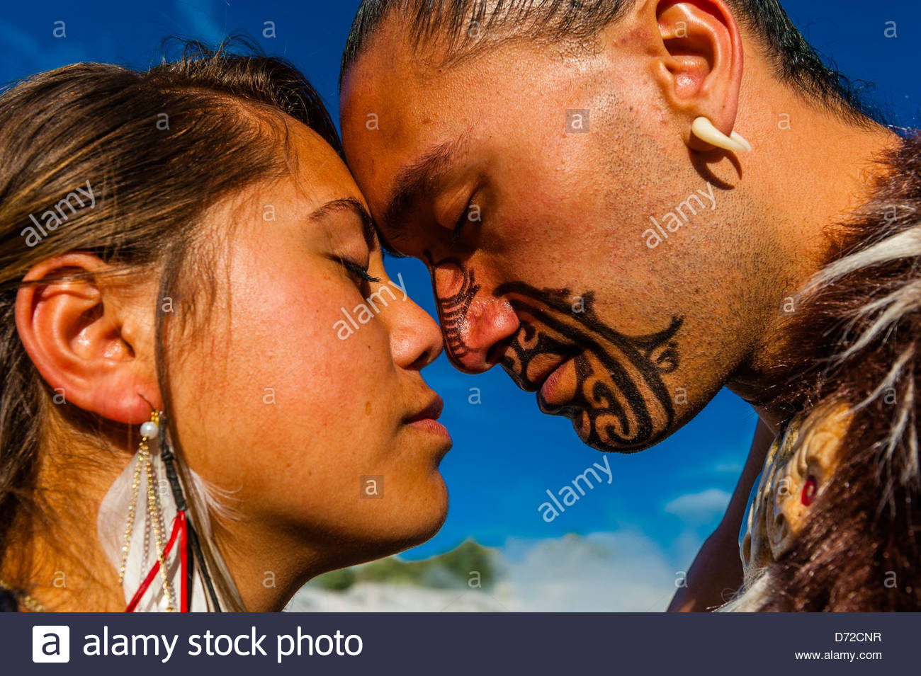 New Zealand Traditional Greeting Stock Photos & New Zealand Traditional ...