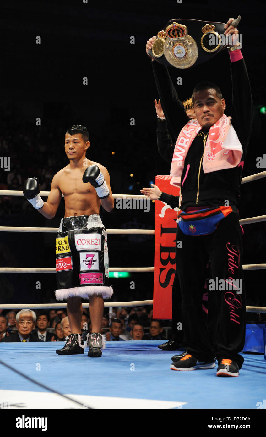 Koki Kameda (JPN), APRIL 7, 2013 - Boxing : Koki Kameda of Japan poses ...