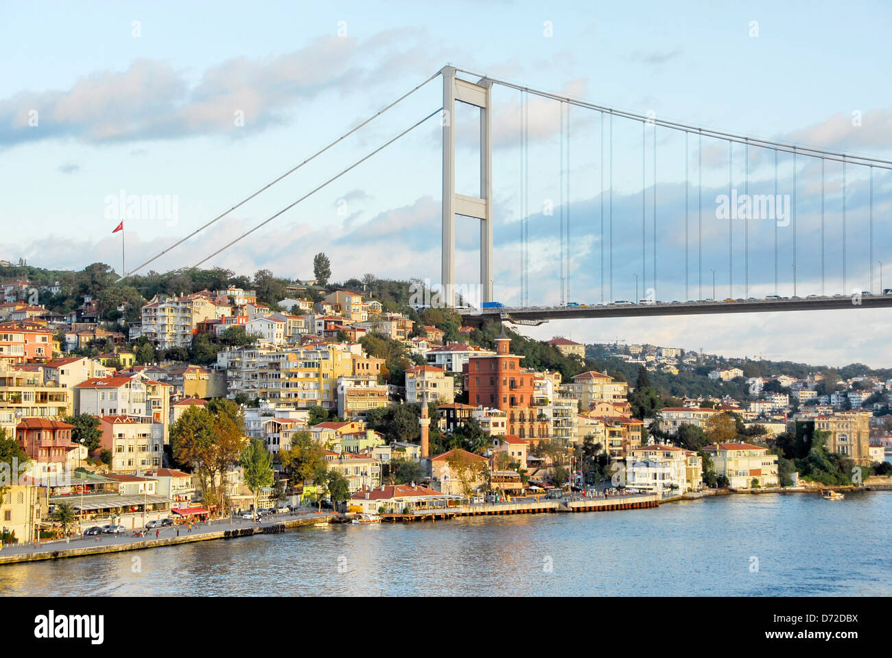 Bosphorus Bridge between Europa and Asia over the Bosphorus Strait in ...