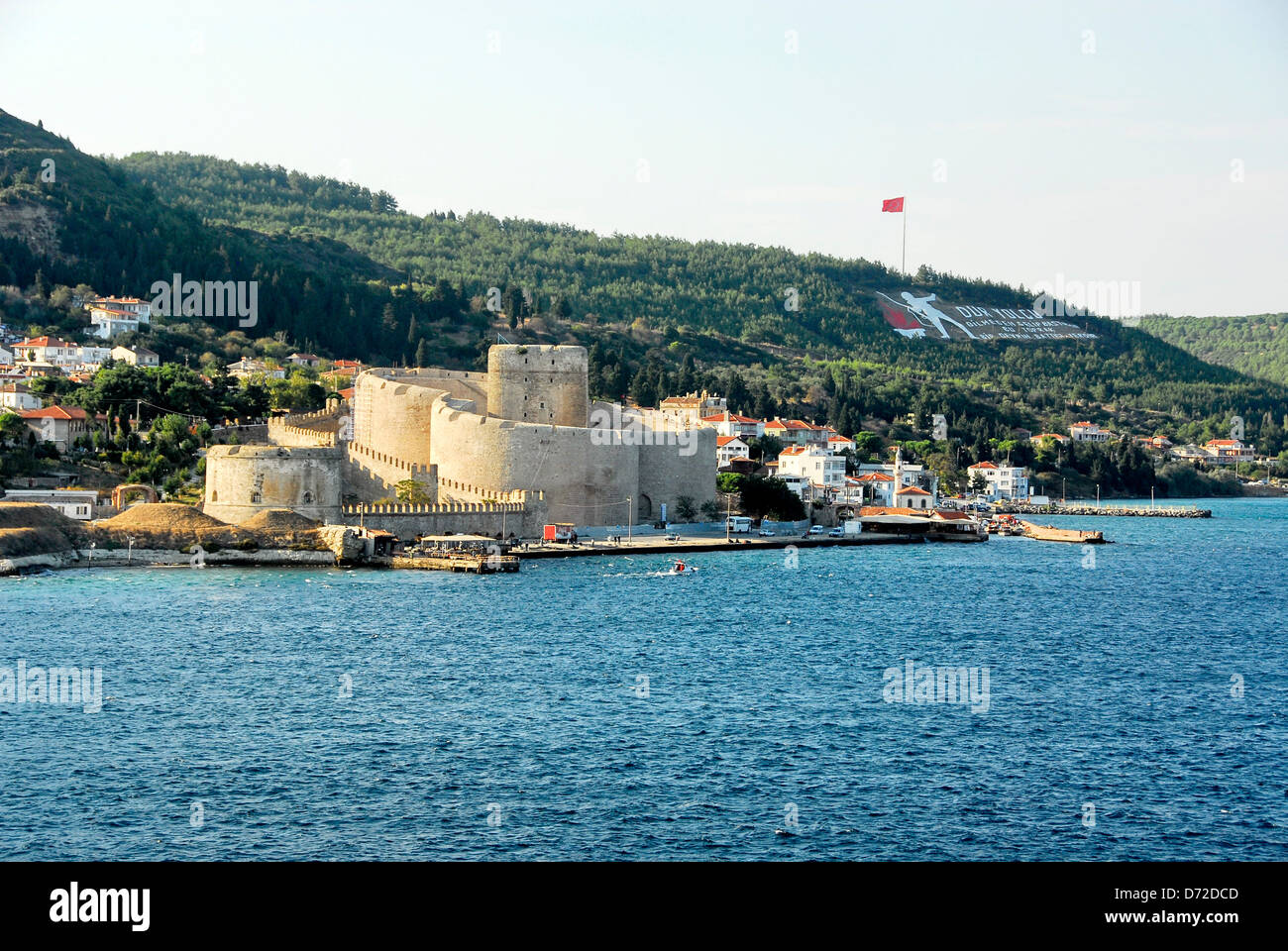 Turkish fort during the British Turkish War on Gallipoli Peninsula as ...