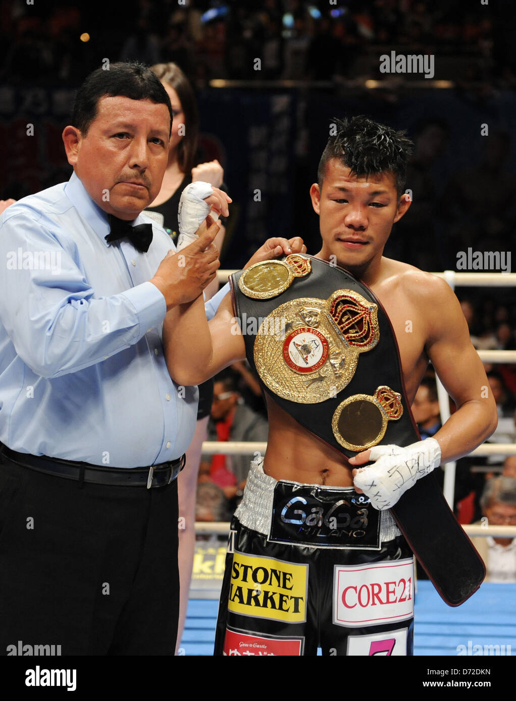 Koki Kameda (JPN), APRIL 7, 2013 - Boxing : Koki Kameda of Japan looks ...