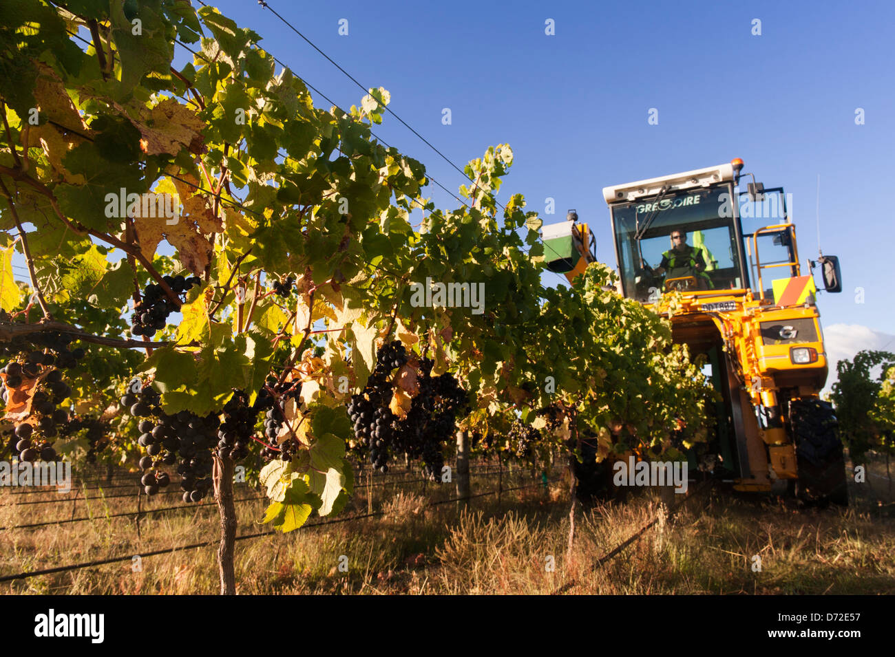 Vintage harvesting machine hi-res stock photography and images - Alamy