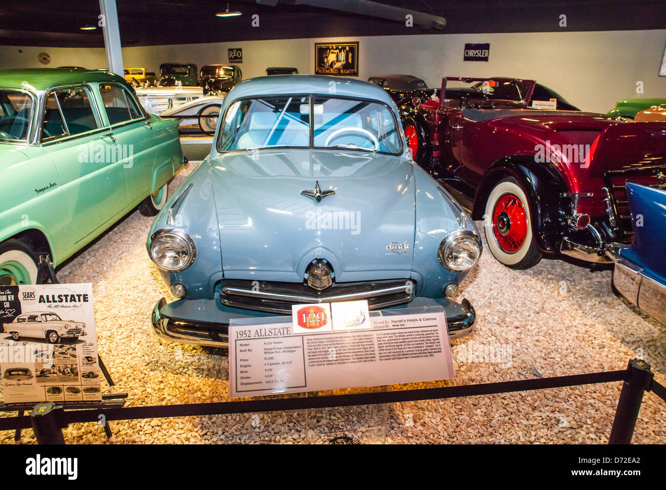 A 1952 Allstate, sold by Sears Roebuck and built by Kaiser-Frasier at ...