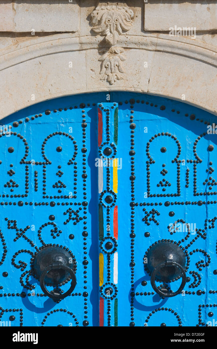 Tunisia sidi bou door door hi-res stock photography and images - Alamy