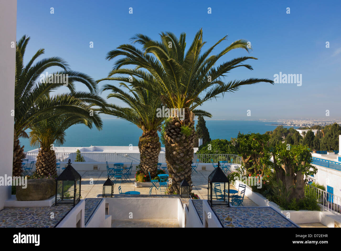 View of Sidi Bou Said, Tunis, Tunisia Stock Photo - Alamy