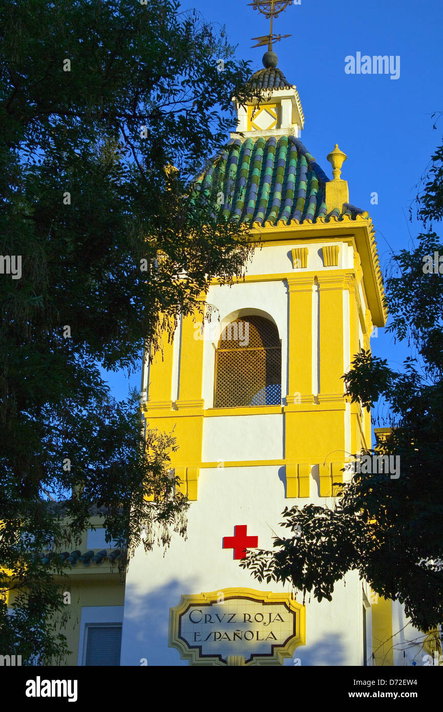 Red Cross building in Cordoba, Andalucia, Spain Stock Photo - Alamy