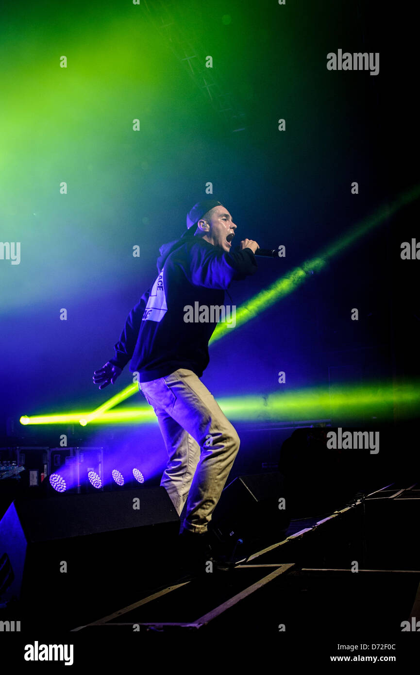 Toronto, Ontario, Canada. April 26, 2013. American rapper SAMMY ADAMS ...