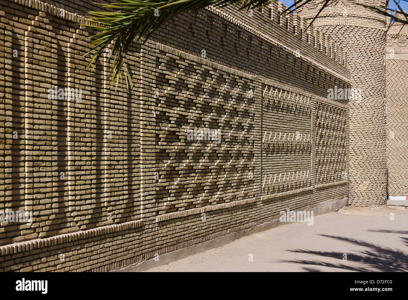 Byzantine brick pattern, Nefta, Tunisia Stock Photo - Alamy