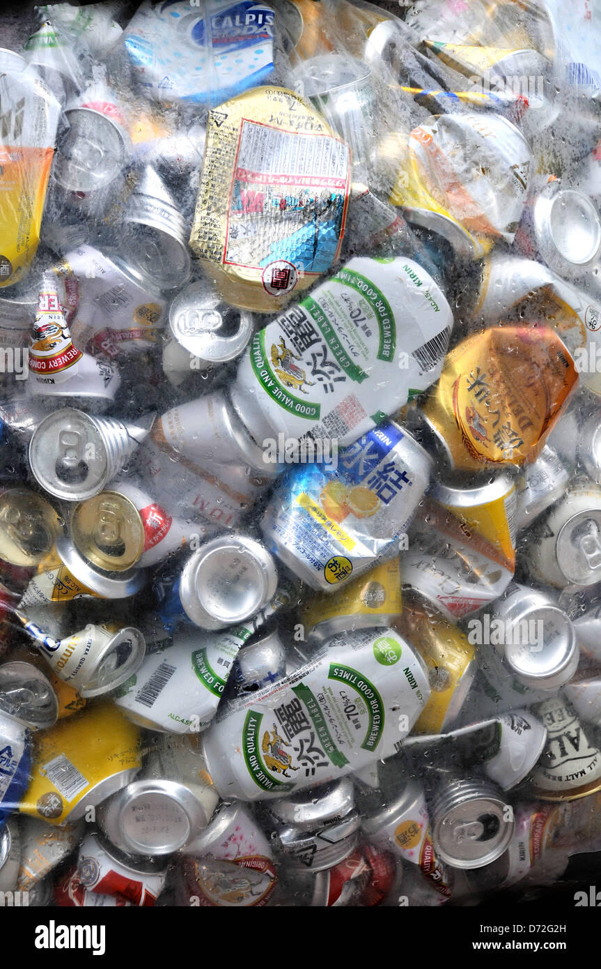 recycling, Shinjuku, Tokyo, Japan Stock Photo - Alamy