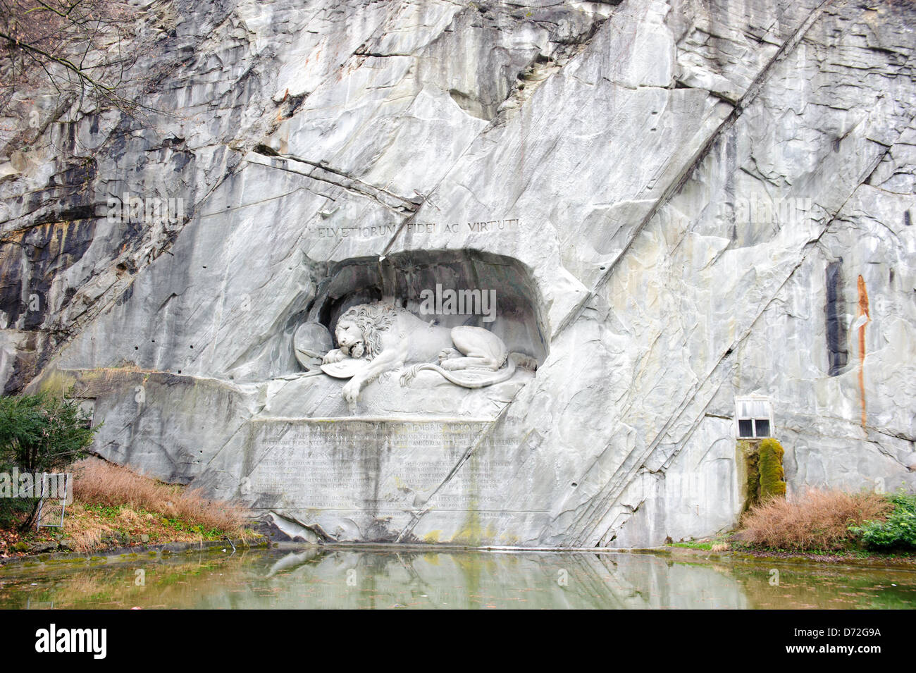 Lion of Lucerne Stock Photo - Alamy