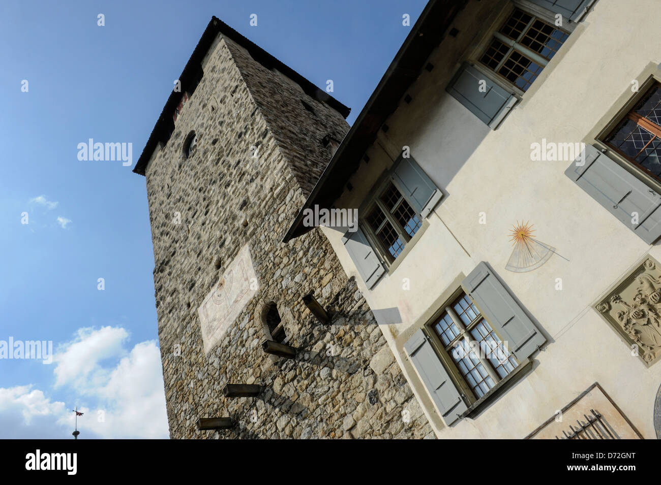 Spiez Castle, Switzerland Stock Photo - Alamy