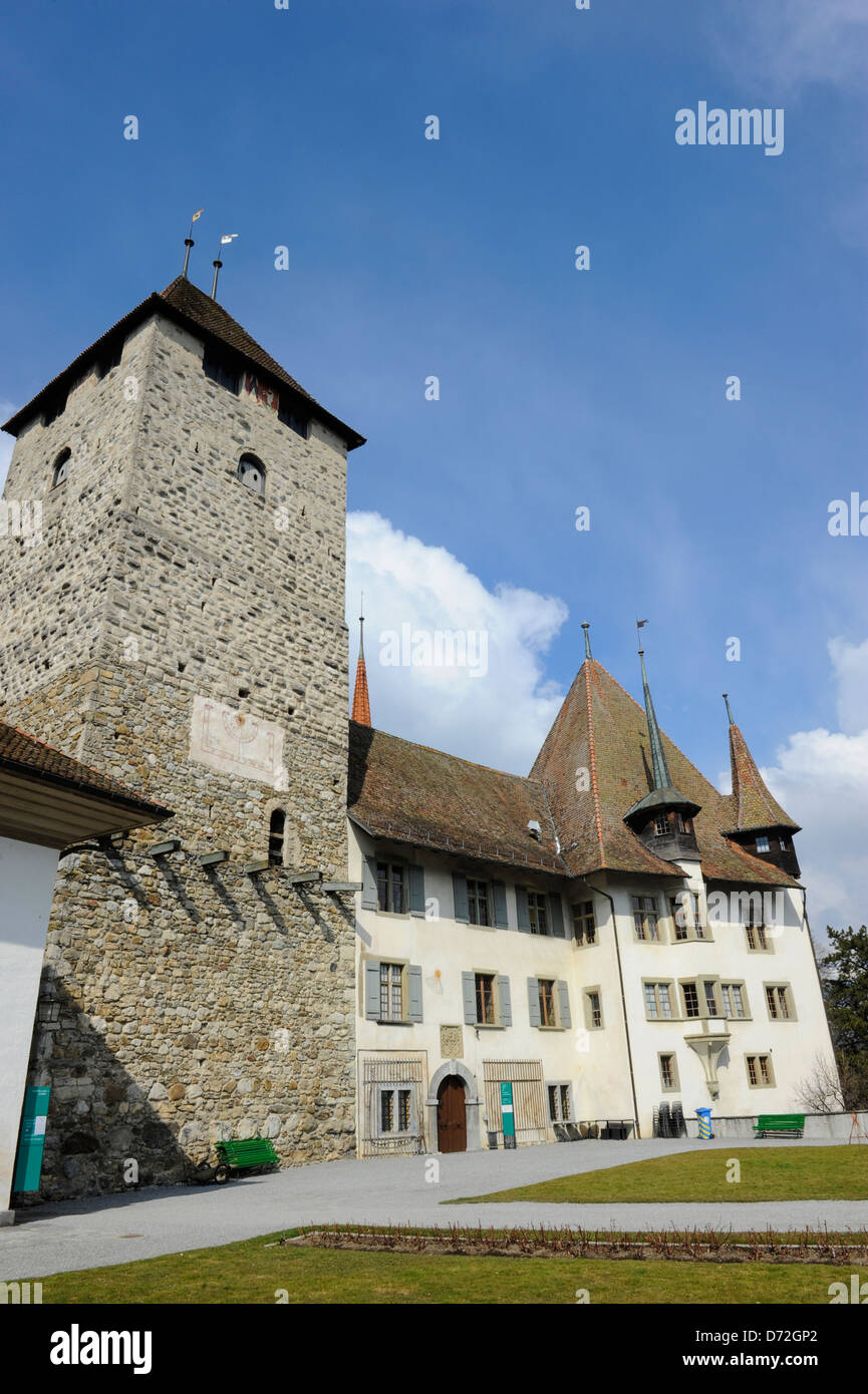 Spiez Castle, Switzerland Stock Photo - Alamy