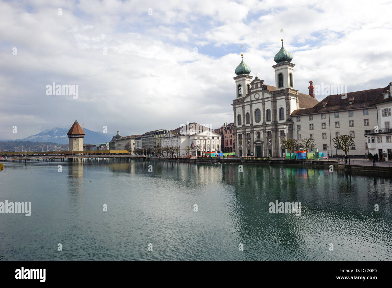 Jesuit Church, Lucerne Stock Photo - Alamy