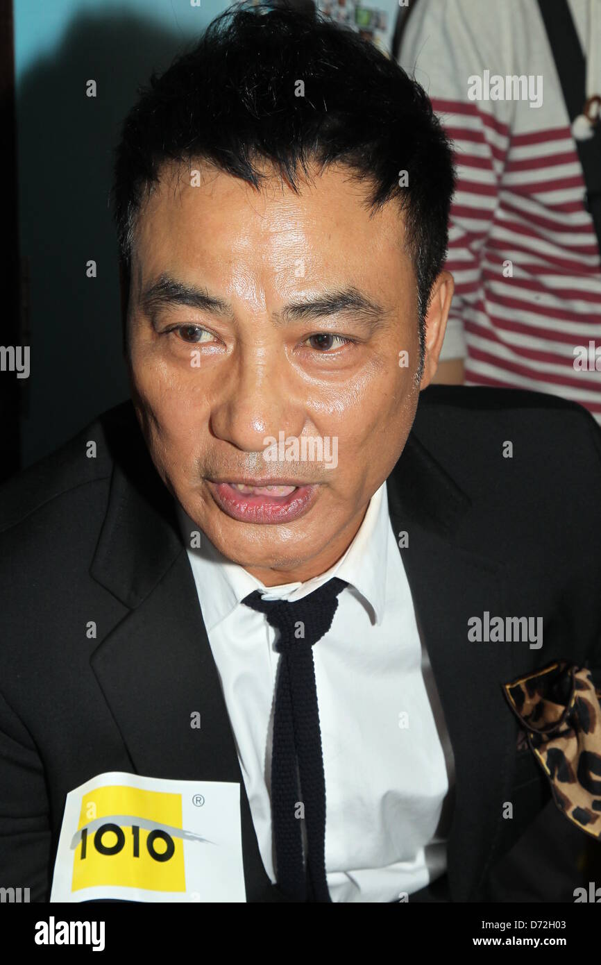 Simon Yam attended mobile phone activity in Hong Kong, China on Friday ...